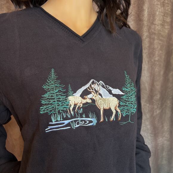 Classic Elements | Sweaters | Classic Elements Vintage Deer Mountain ...